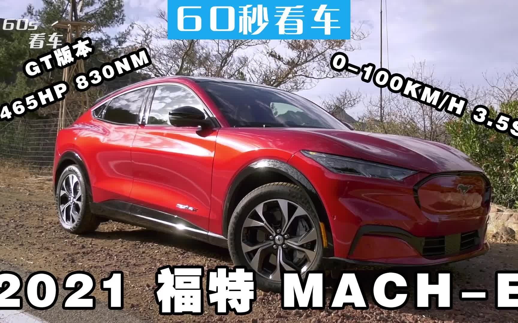 2021福特 Mach-E 实拍 按钮开门