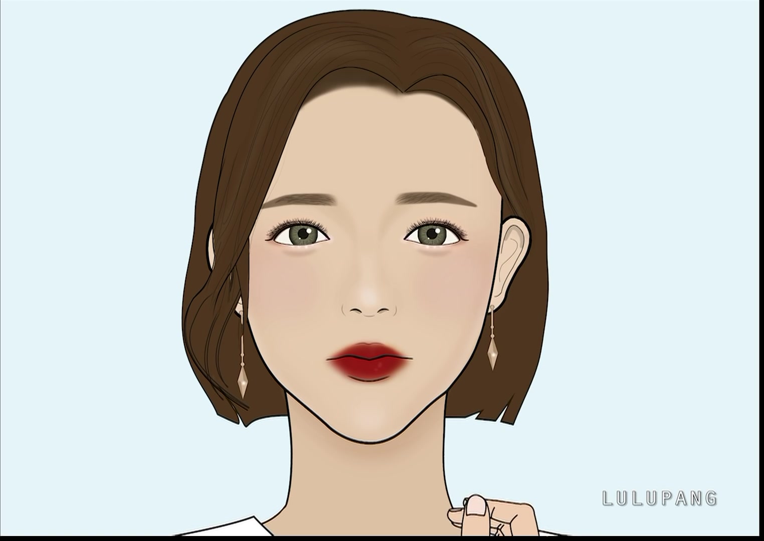 皮肤护理 化妆定格动画 痤疮挤压
