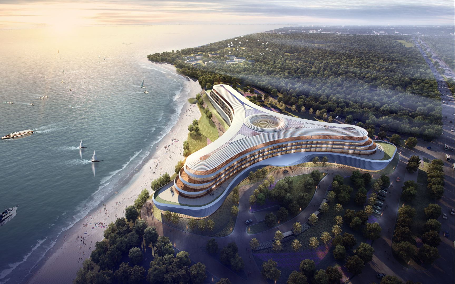 北航学术交流中心景观设计——lumion动画