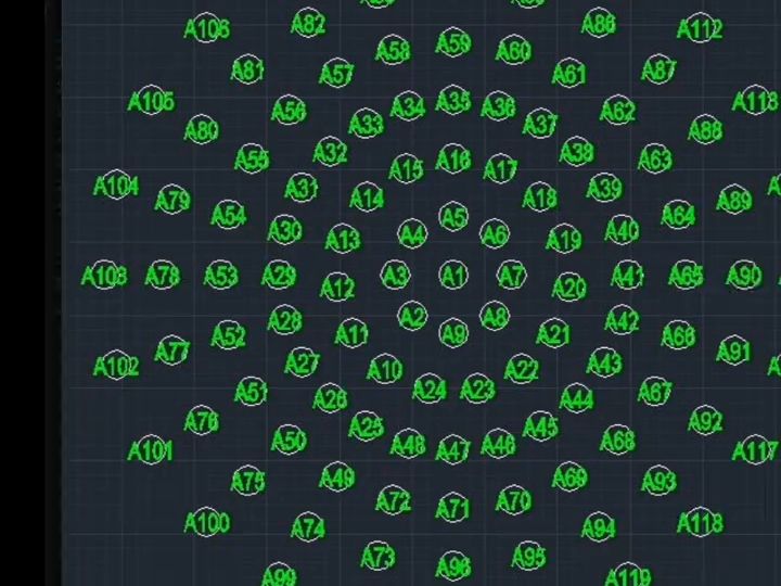 桩基编号系列:CAD桩基自动编号并提取坐标程序软件 插件 #CAD #...