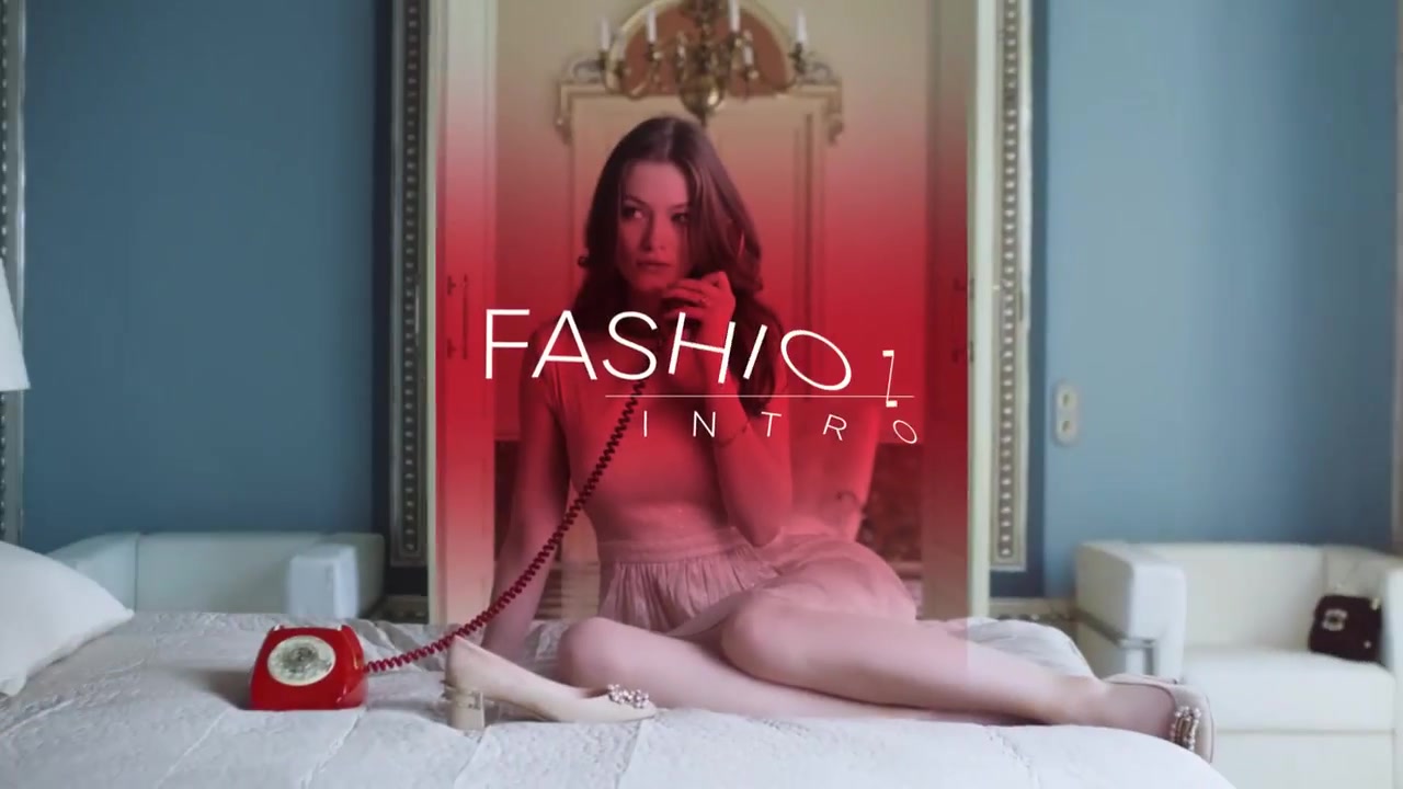 动态动画的时尚广告宣传介绍AE模板