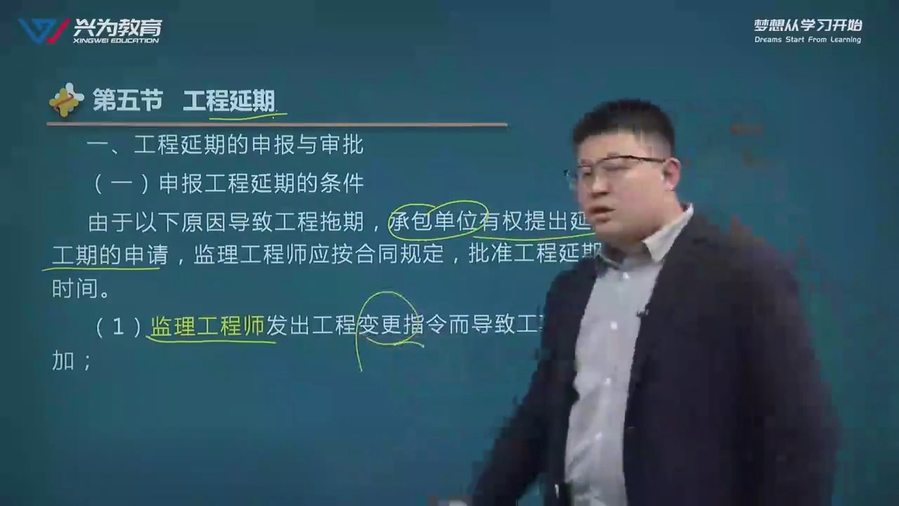 工程延期(非施工单位原因)