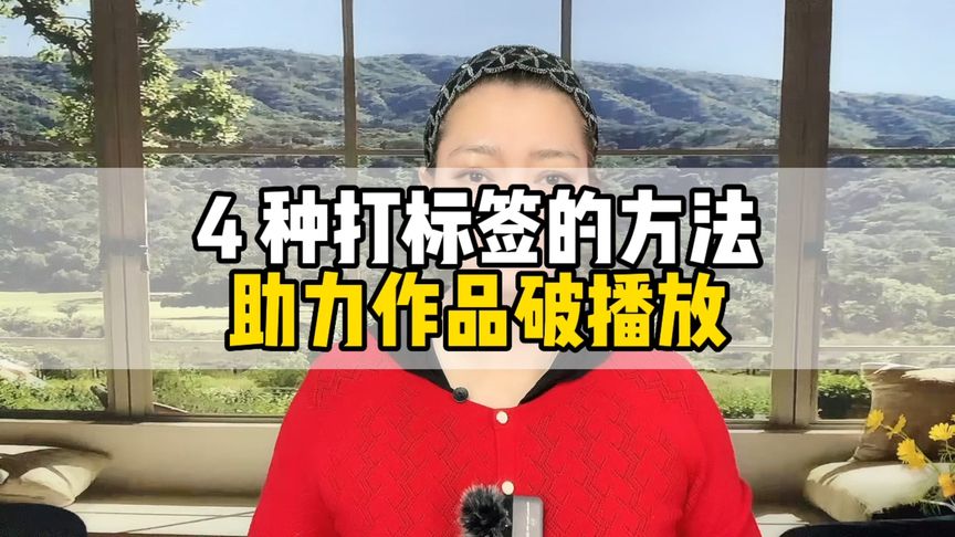 作品标签,账号标签,是每个创作者破播放的第一步,四种方法助力