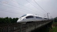 [拍火车]CRH3C型高速动车组 京广高铁武广段 长沙县大叶岭上行