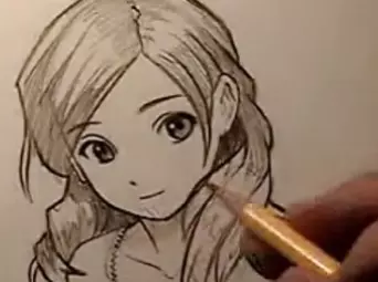 日本动漫漫画技法教程视频-如何画漫画中的头发(四种不同的方法)