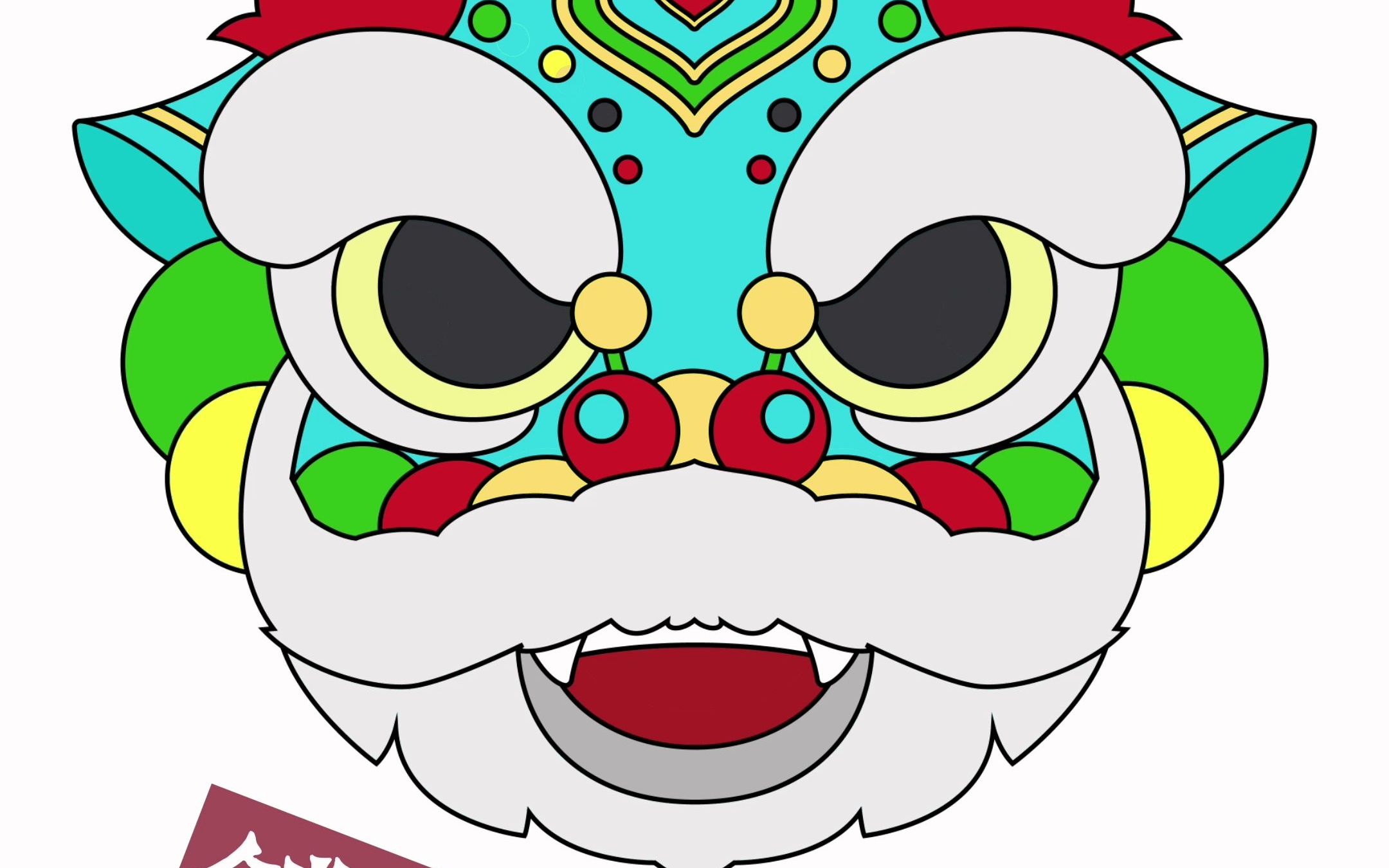 舞狮卡通 舞狮吉祥物 醒狮 醒狮少年 国风插画 古风插画 狮子卡通形象 ...