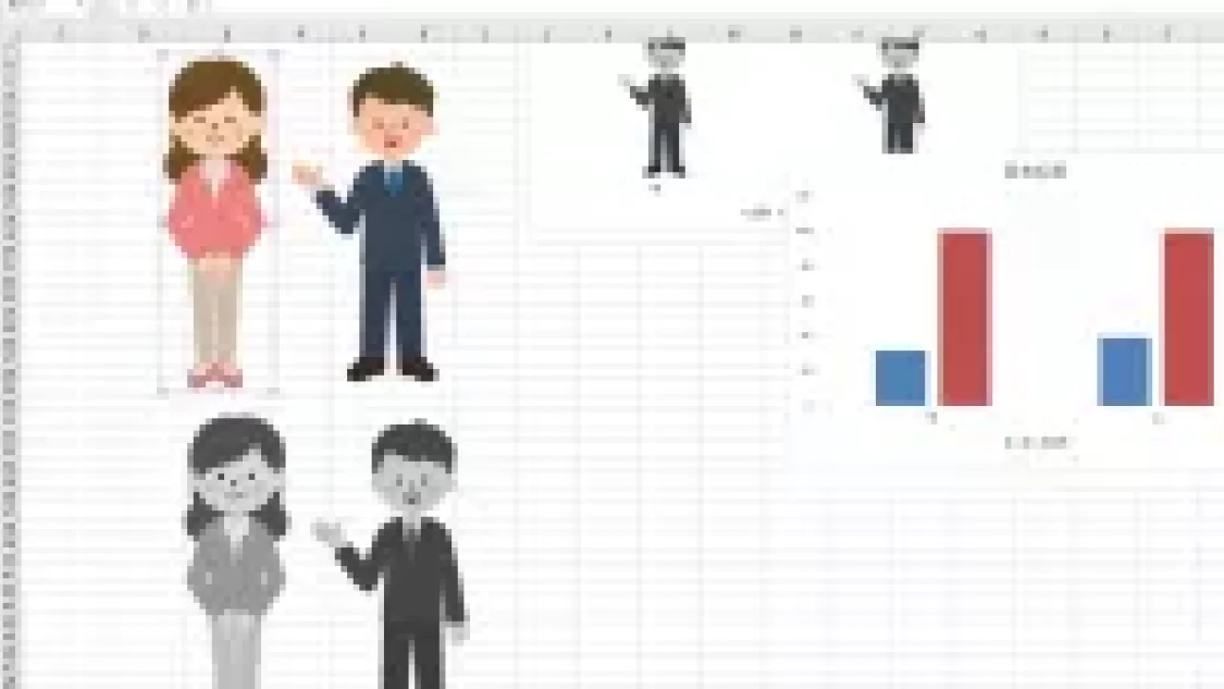 excel图表美化教程利用图片的复制粘贴实现excel柱形图的美化