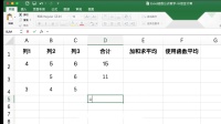 Excel函数公式教学:计算补偿金 03 - Sum和 Average