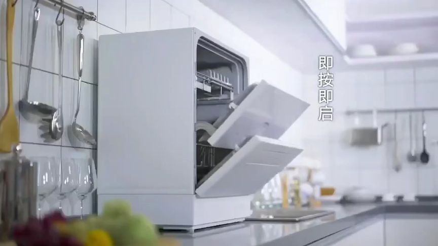 松下Panasonic智能全自动家用台式洗碗机,更洁净,更健康