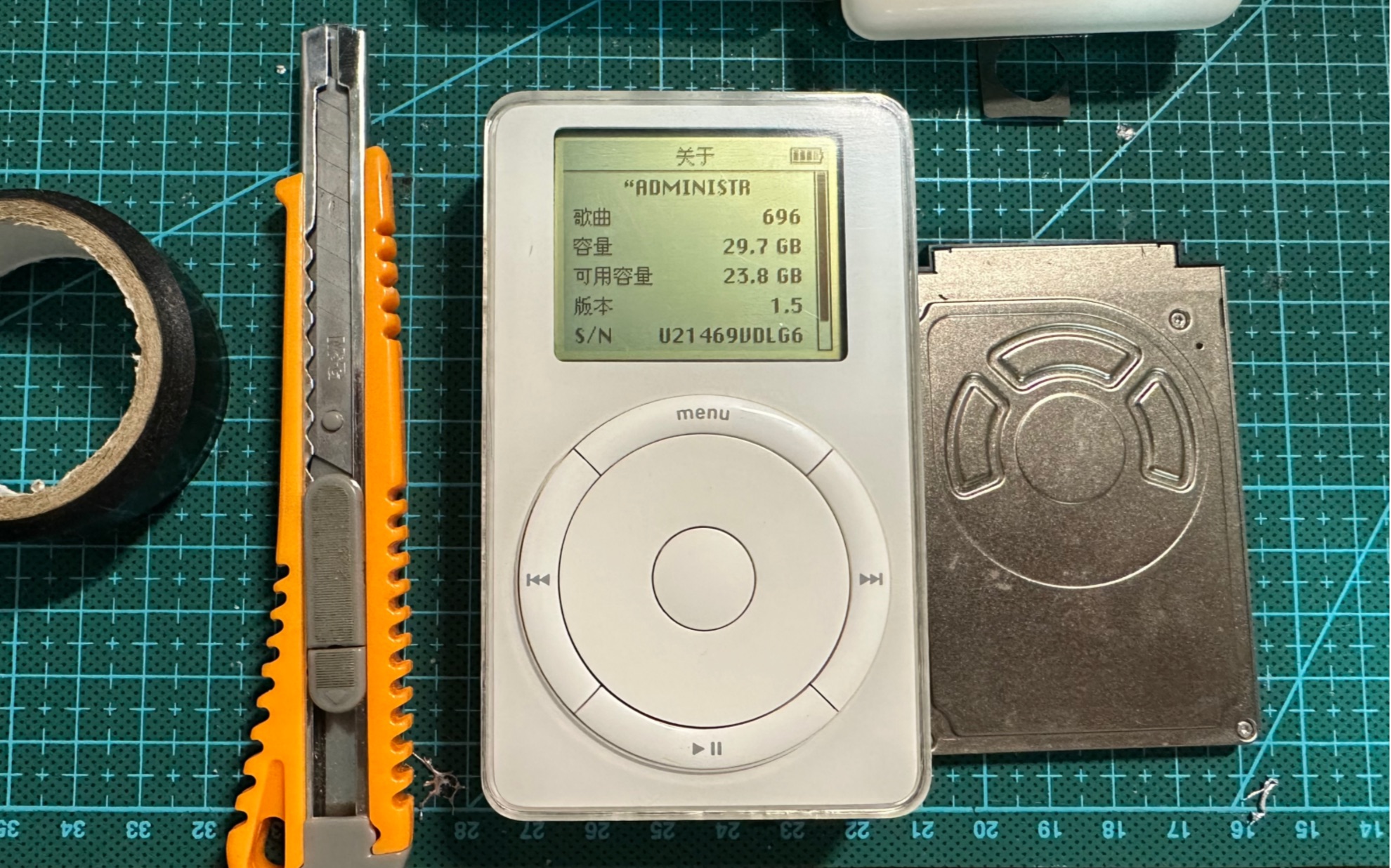 初代iPod更换固态硬盘的教程