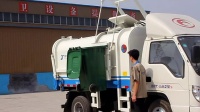 240L垃圾桶挂车视频