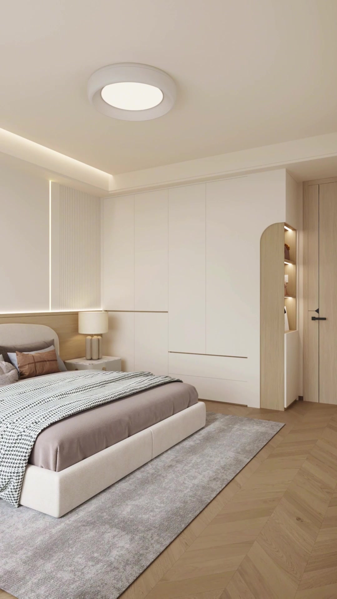 满分衣柜这样设计! #卧室装修 #卧室设计 #柜子 #装修设计案例 #理想家