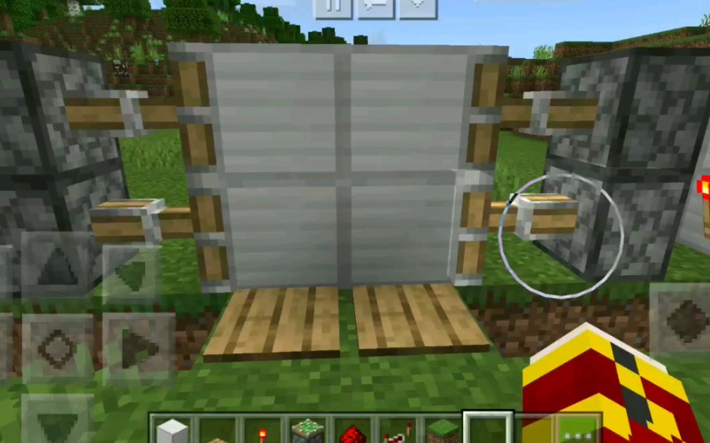 我的世界红石门建造教程