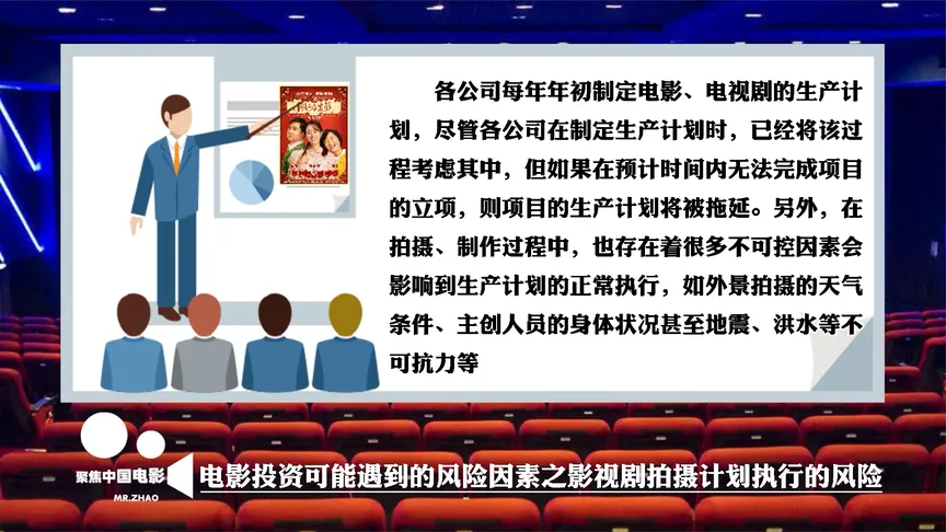 #电影投资 电影投资可能遇到的风险因素之影视剧拍摄计划执行风险