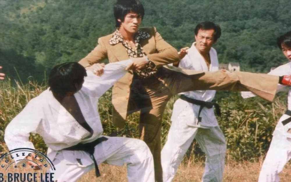 1972李小龙(死亡的游戏) 拍摄室外动作镜头