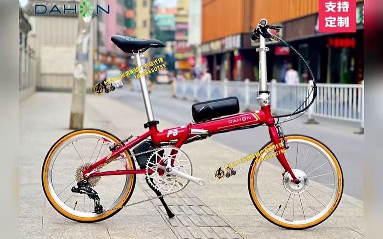 大行折叠自行车P8升级电动车 20寸折叠自行车电动车 电动助力车 DIY...