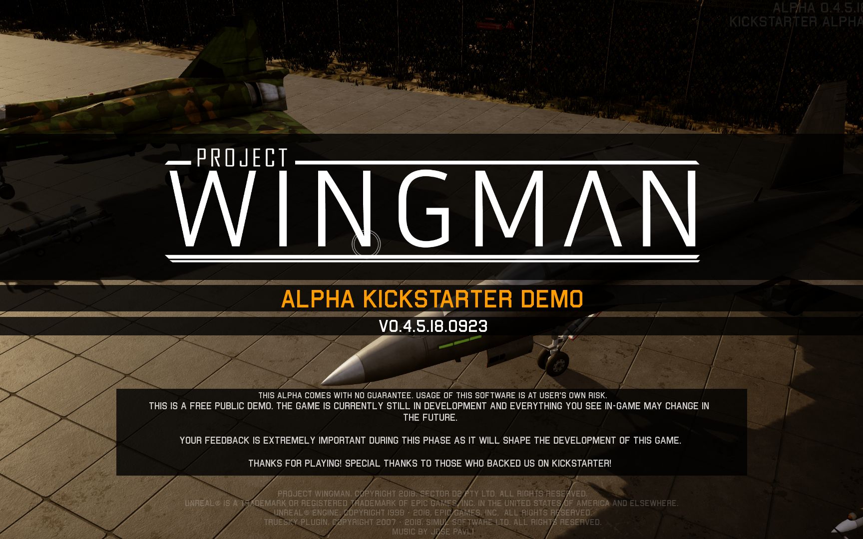 《Project Wingman》Alpha Demo 0.4.5 试玩视频(中文字幕)