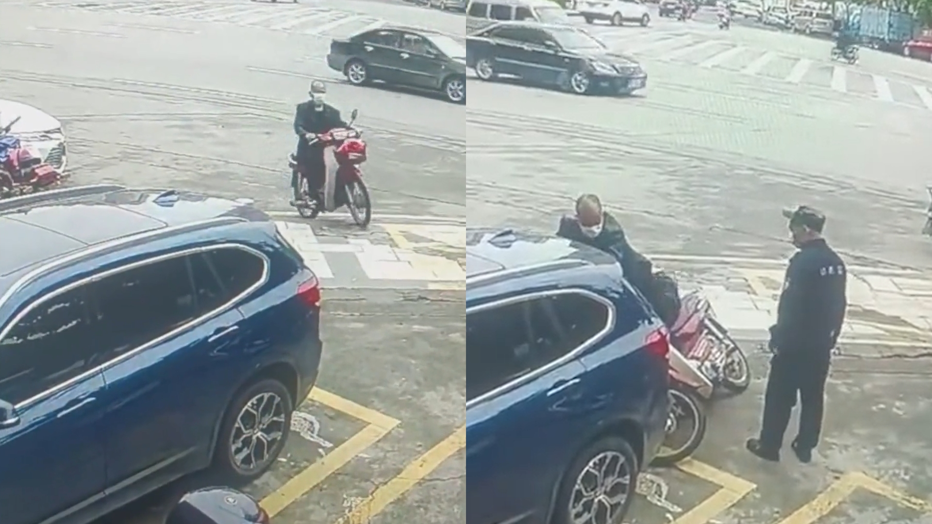 老人骑摩托撞宝马后家属索赔医药费,女车主:开宝马不代表我有钱