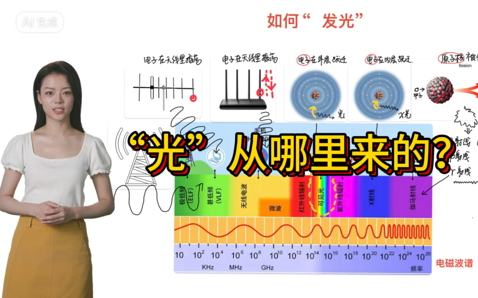 光从哪里来的?