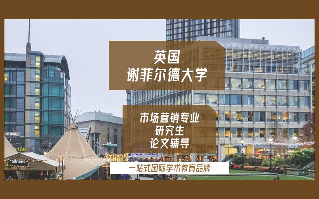 英国谢菲尔德大学市场营销专业研究生留学生论文辅导|dissertation|...