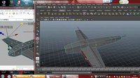 maya飞机建模