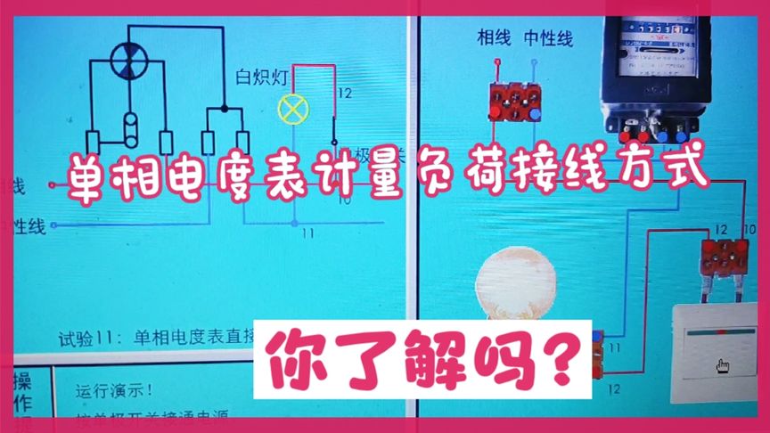 单相电度表计量负荷接线方式有了解必要,家里电度表就是这种接线