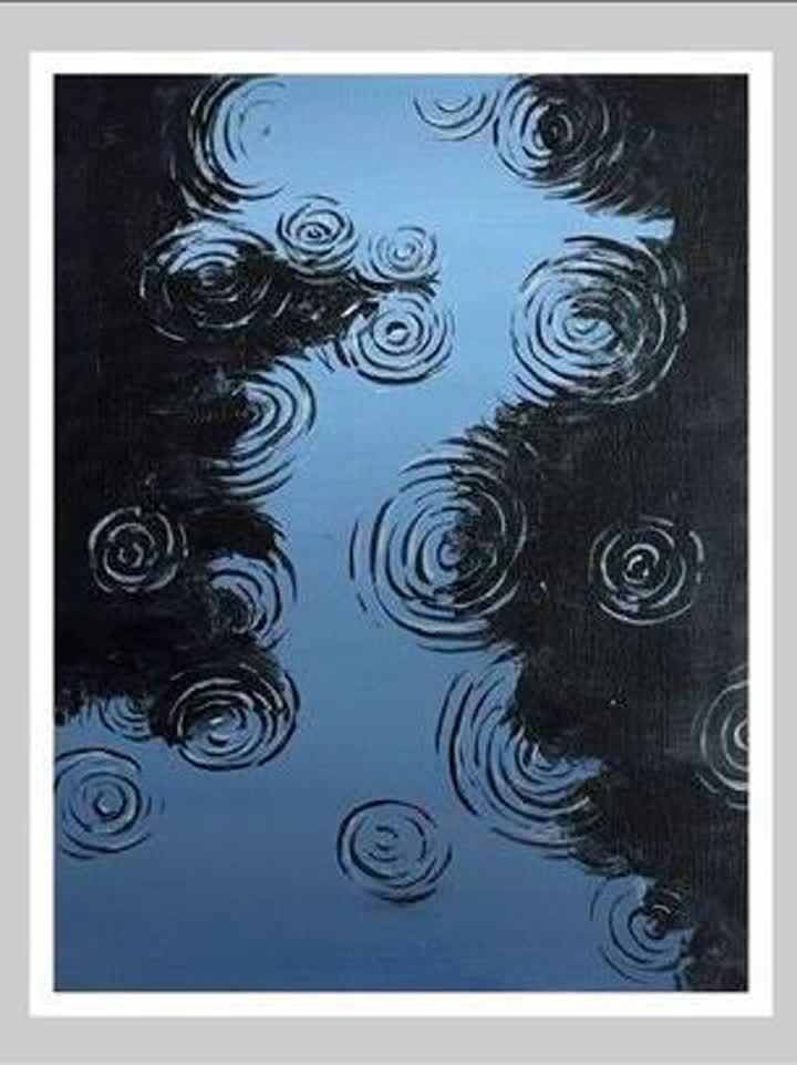 水滴波纹画起来真简单,我给你们测试过了!分三步就可以完成,第一步画...
