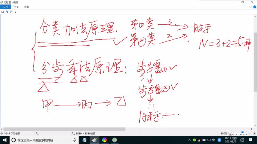 分类加法原理与分步乘法原理