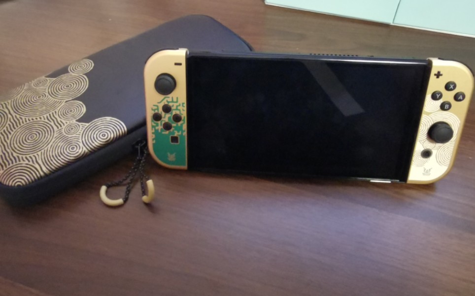 塞尔达王国之泪限定switch OLED开箱及激活验机全过程视频