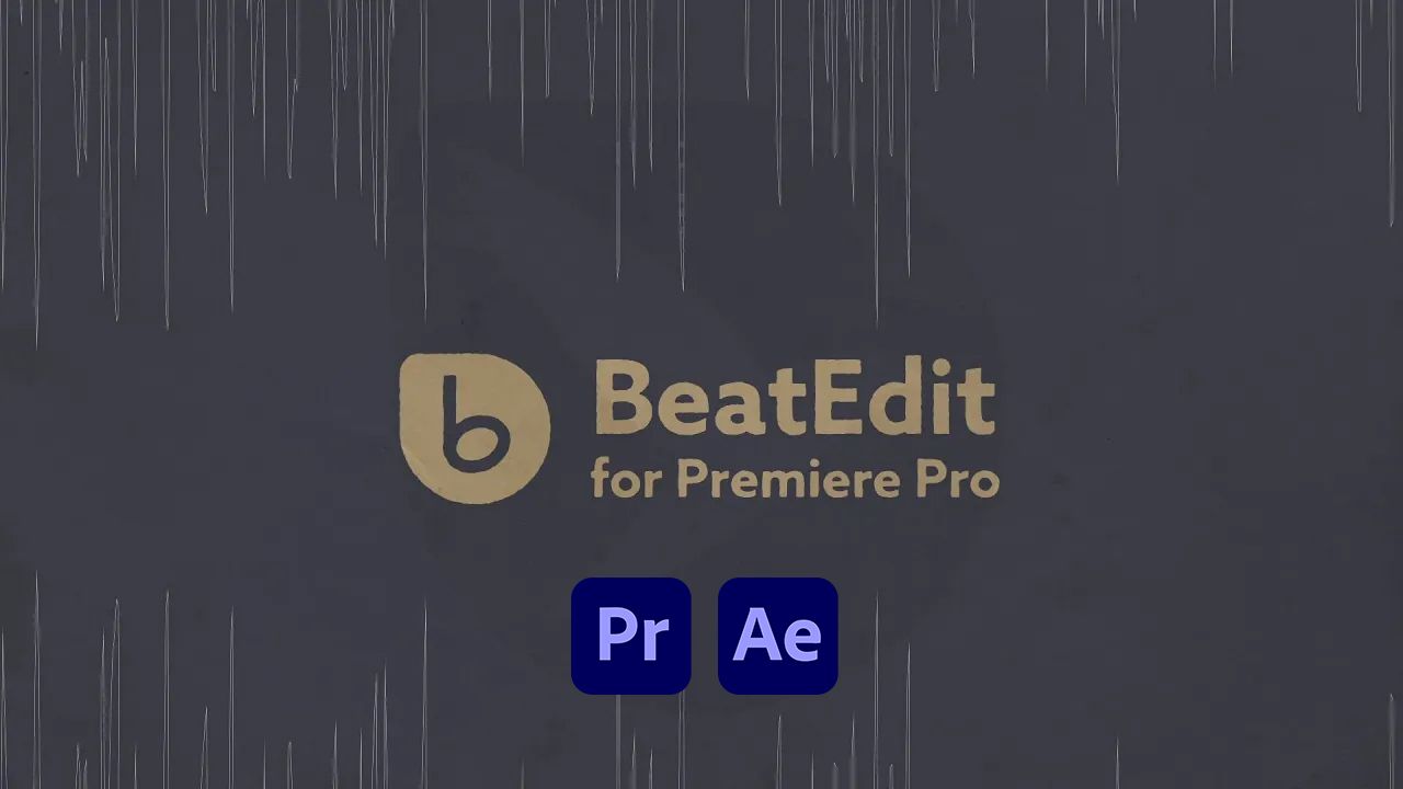 PR/AE插件:BeatEdit 音乐节奏鼓点标记插件 Aescripts BeatEdit PR/...