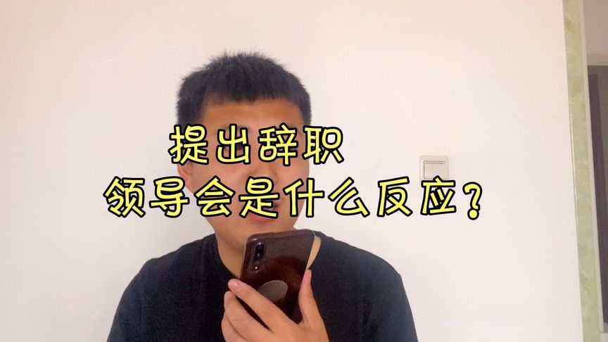 打微信电话,向领导提出辞职,领导一席话,我竟无言以对