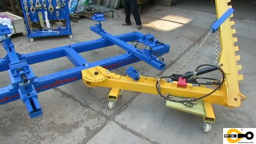 框架式大梁校正仪平台可移动带轮汽修钣金喷修复拉塔