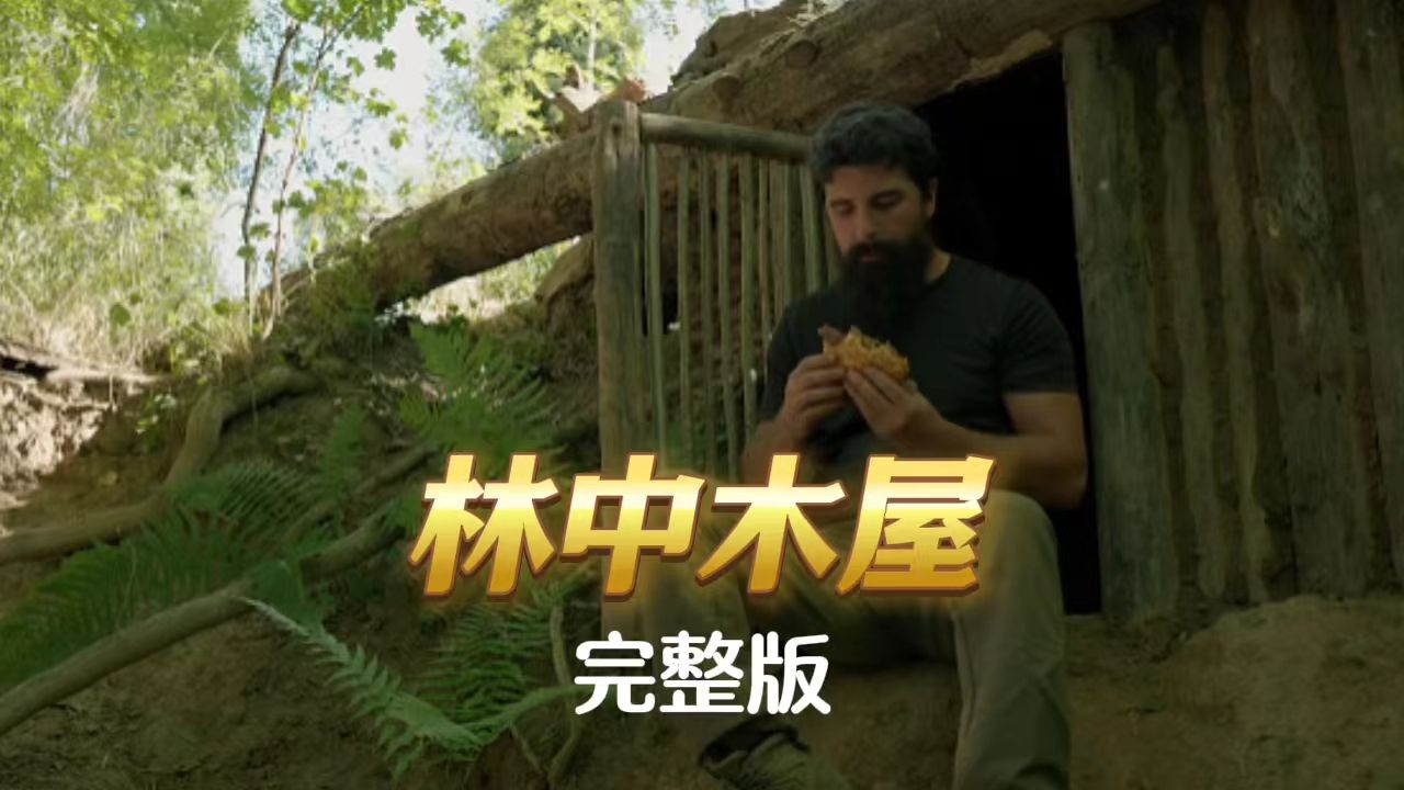 男人仅用一把铁镐,建了一间温馨且精致的森林木屋(完整版)