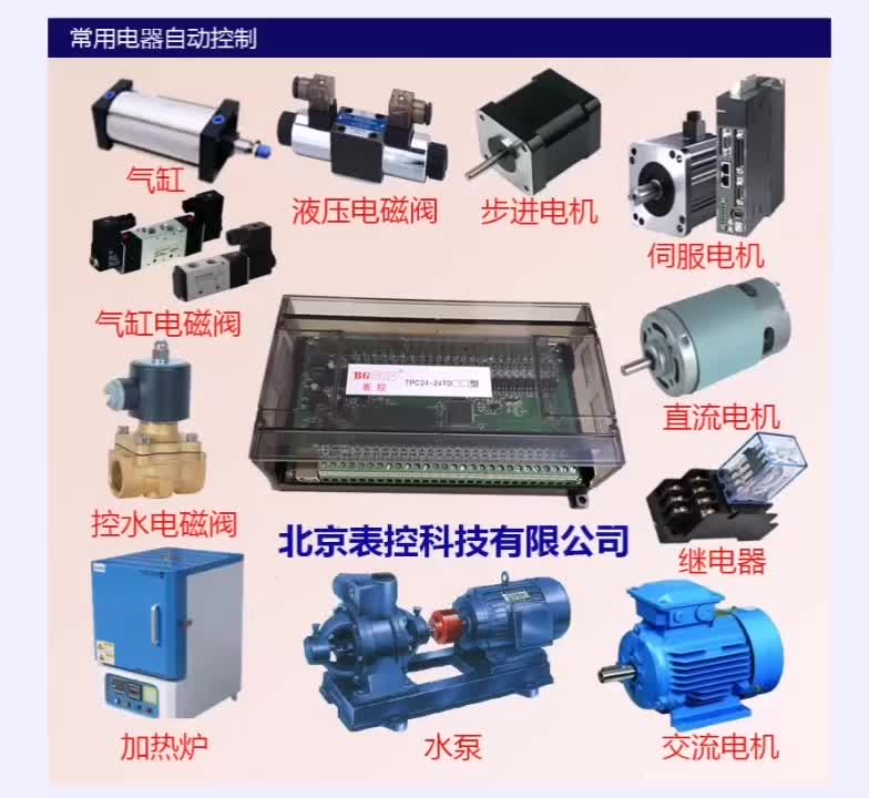 表控可以对气缸,液压阀,步进电机,伺服电机和各种交直流电机能进行...