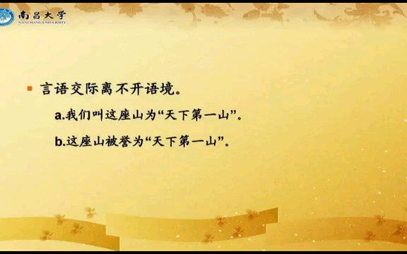 南昌大学公开课:现代汉语与社会生活(共八集)