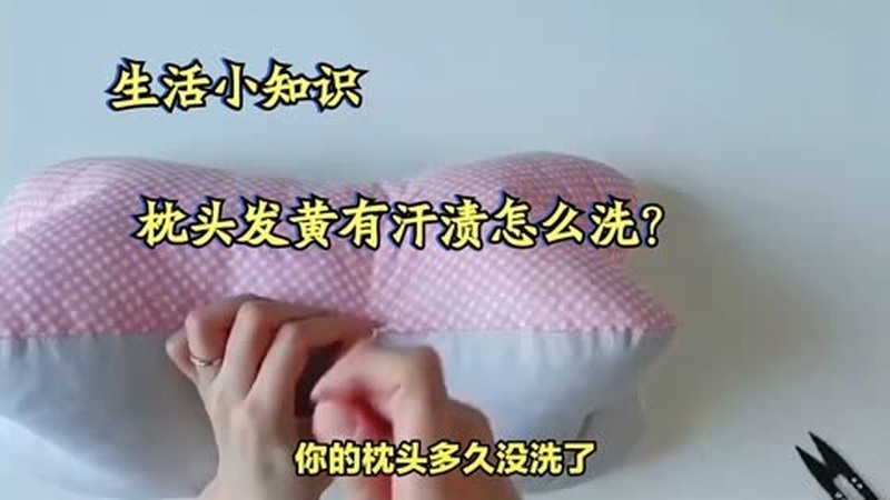 枕头发黄有汗渍怎么洗告别黄色汗渍,教你清洗小窍门!