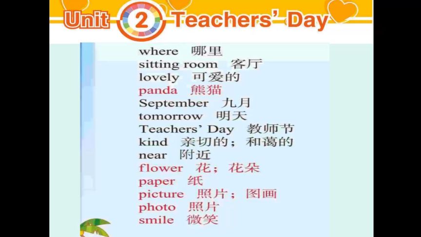 闽教版小学英语五年级上册Unit 2 单词和课文录音