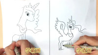 学霸画月亮公主VS学渣画月亮公主,学霸是来搞笑的吗?
