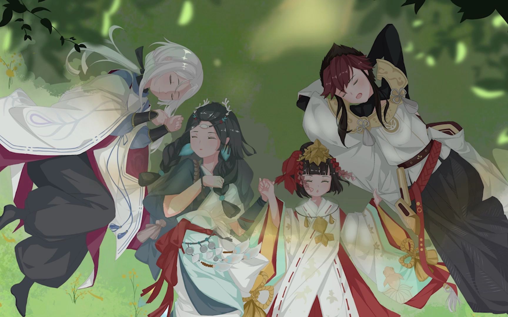 阴阳师六周年手书(其实是个自动播放的PPT)