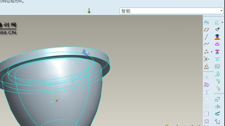 Proe5.0入门教程51-旋转特征构建
