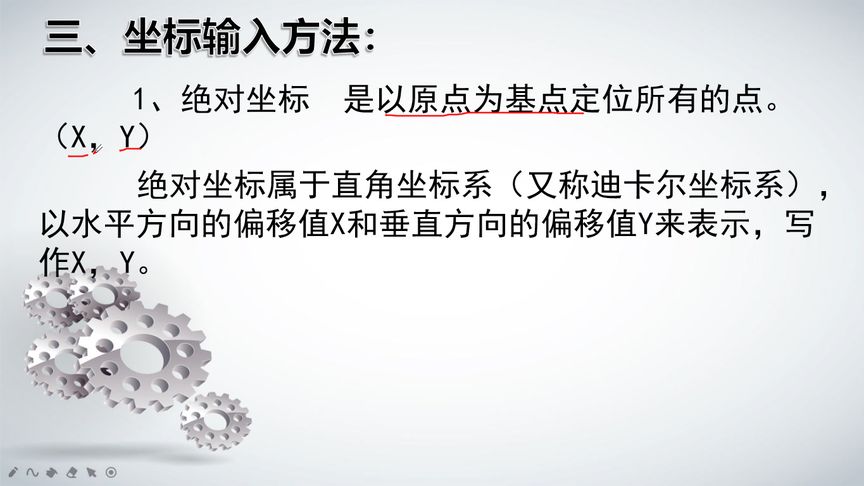 2.1、cad2021坐标输入——绝对坐标教程
