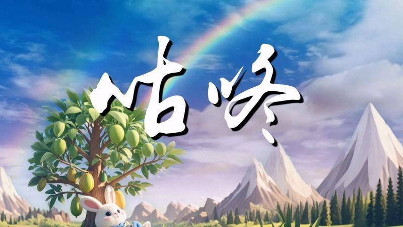 咕咚儿童卡通故事小学语文课文诗歌朗诵配乐伴奏舞台演出LED背景...