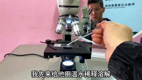 学生奶粉放大后怎么样?今天我们用显微镜来看看