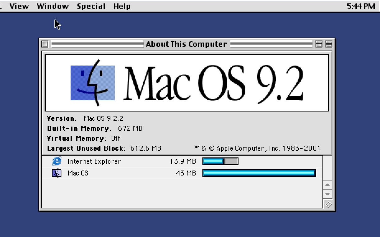 在Win上安装并体验最后一款经典苹果系统——macOS 9