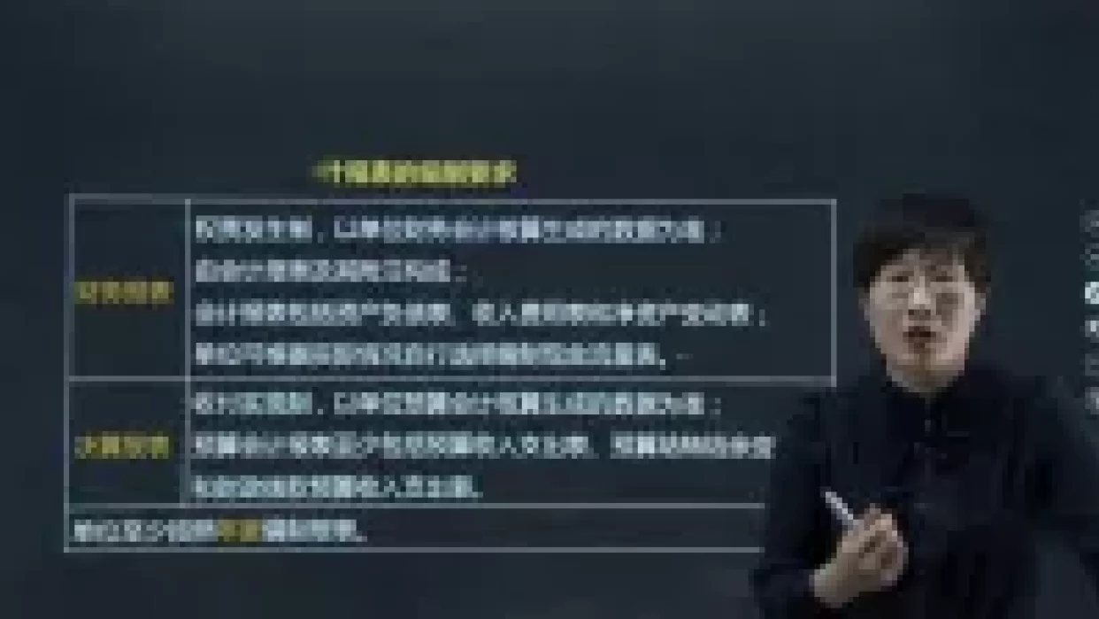 第一百零二讲 政府会计核算(八)