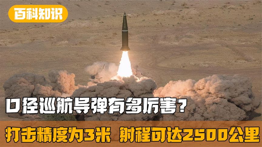 百科知识:口径巡航导弹亮相,射程达到2500公里,误差控制在3米