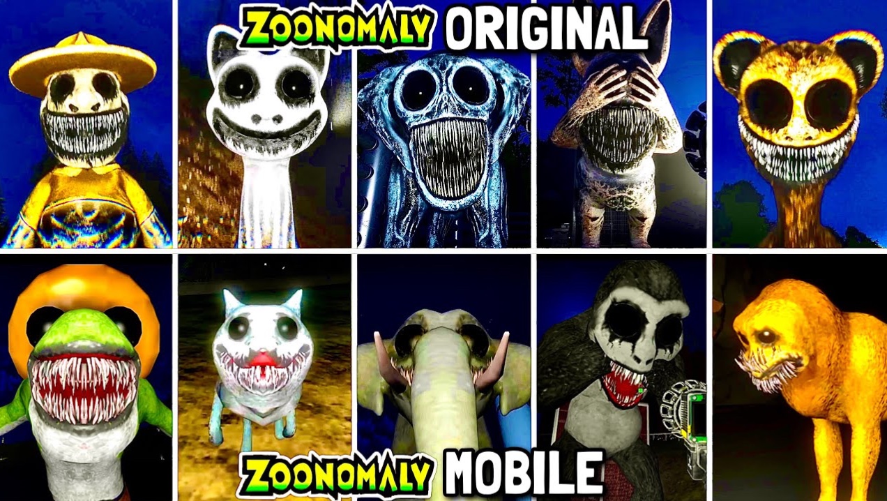 畸形动物园 - 原版 vs 手机版 所有跳杀 & 所有怪物对比_单机游戏热门...