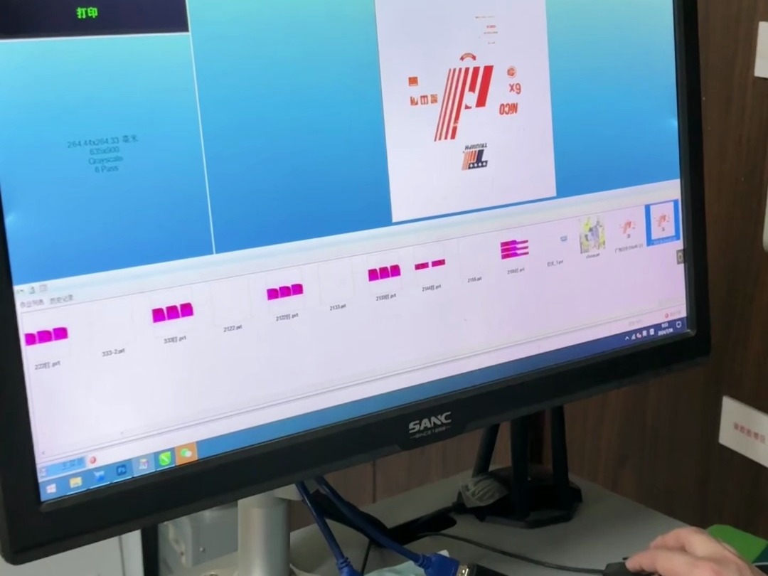 工业圆形金属锯片图案uv打印
