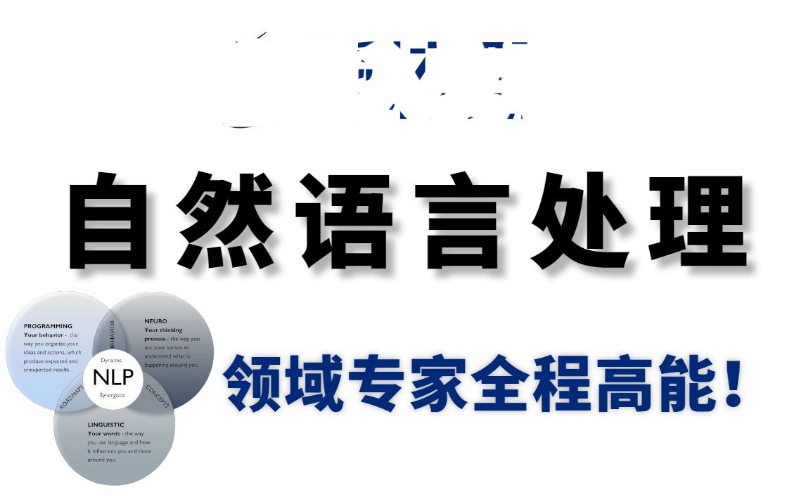 高工强推【NLP自然语言处理案例精讲】太惊艳了!(人工智能/AI/自然...