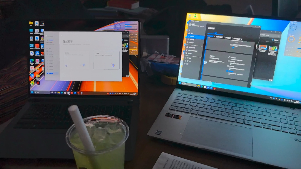 续航测试 华为Matebook GT 14 对比 华硕 无畏pro16 2024版 70Wh对比...